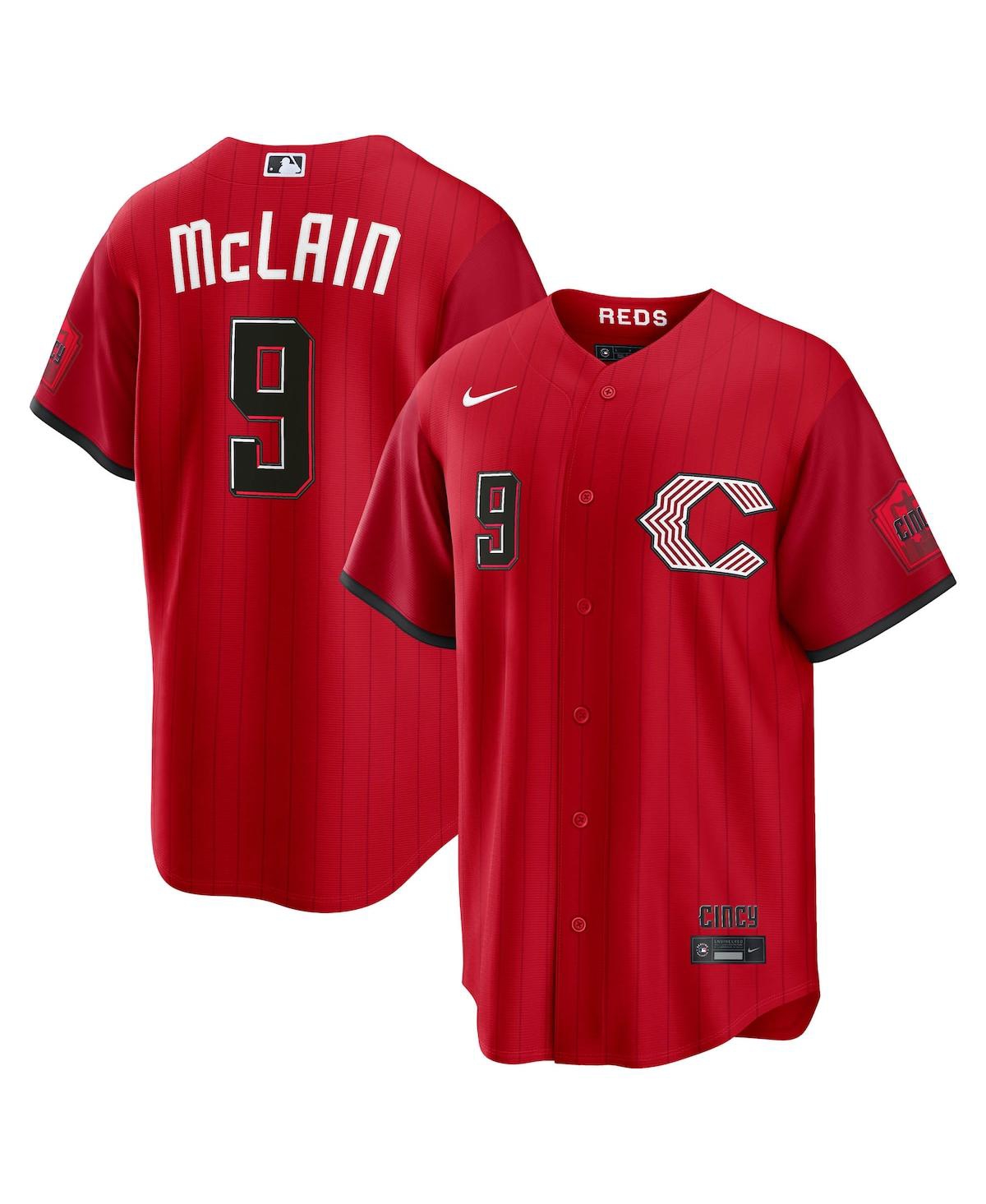 Click here for Nike Mens Matt McLain Red Cincinnati Reds 2026 Cit... prices