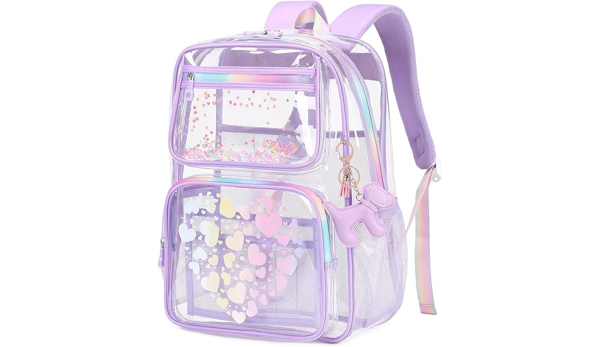 Click here for Urbanmax Clear Backpack for School Girls  Heavy Du... prices