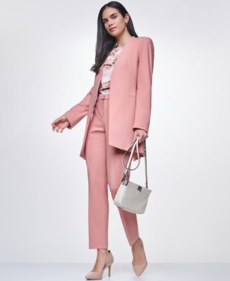 Click here for Calvin Klein Womens Long Sleeve Open Front Blazer... prices