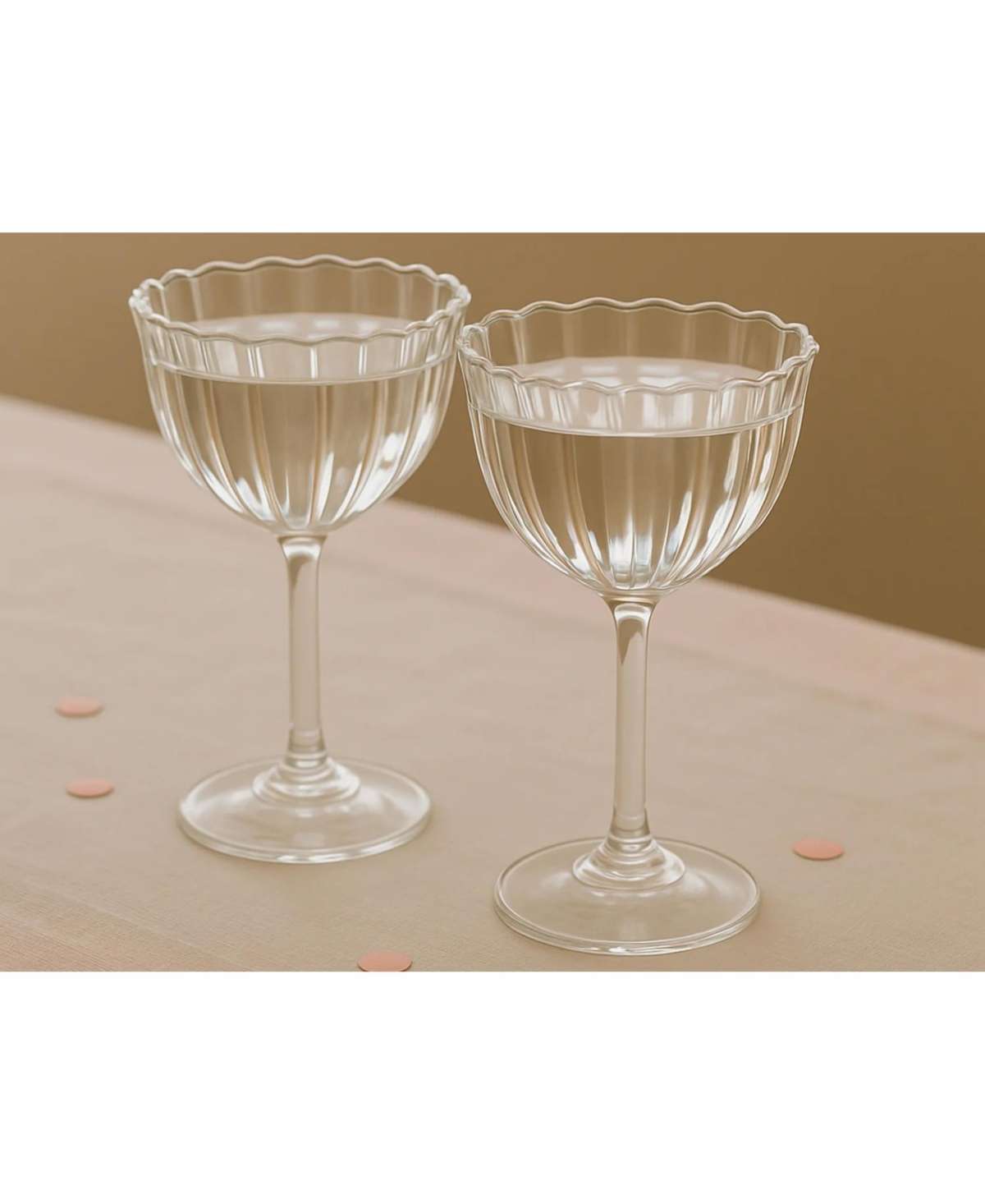Click here for Fleck  Kira Stemware Coupes  Set of 2 - Clear prices