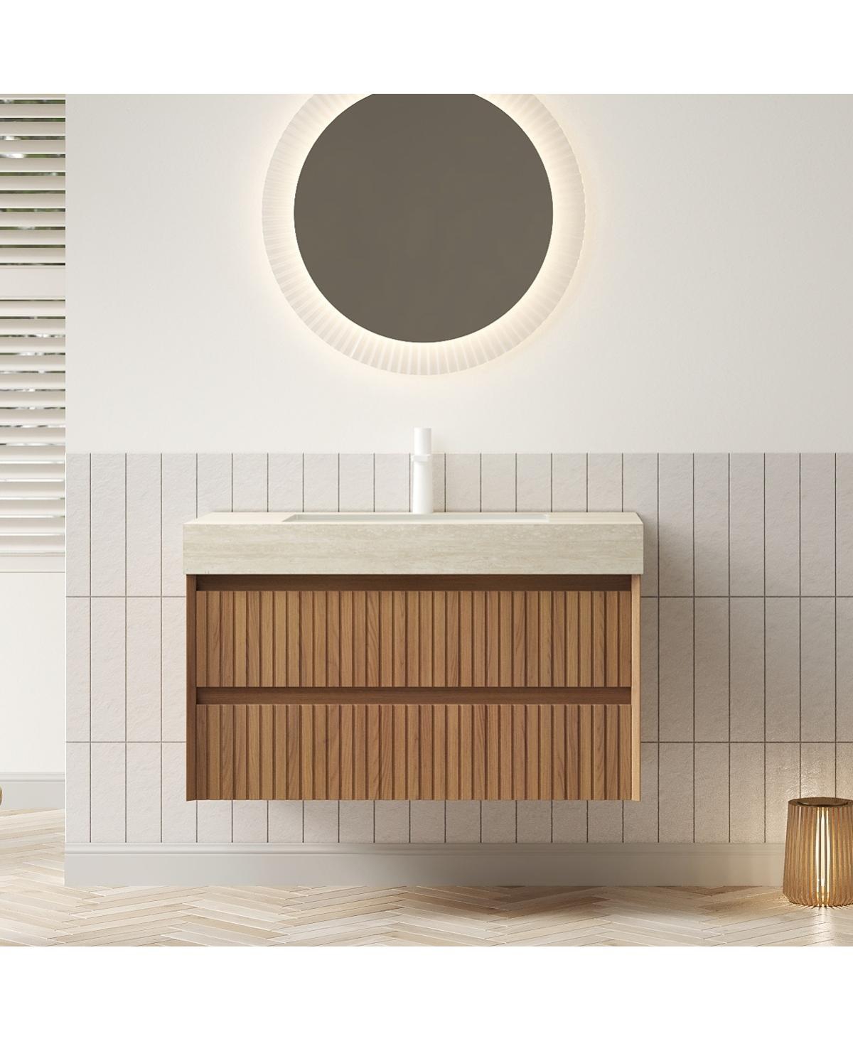 Click here for Sillysis Floating Bathroom Vanity with Roma Traver... prices