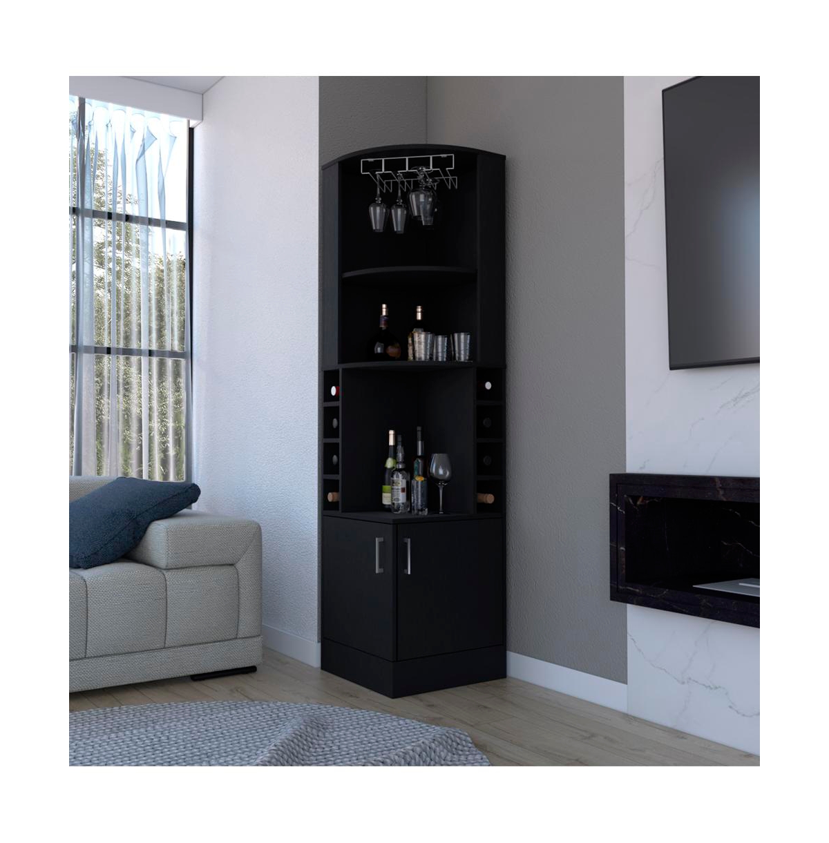 Click here for flynama Atanasio Corner Bar Cabinet for Living Roo... prices
