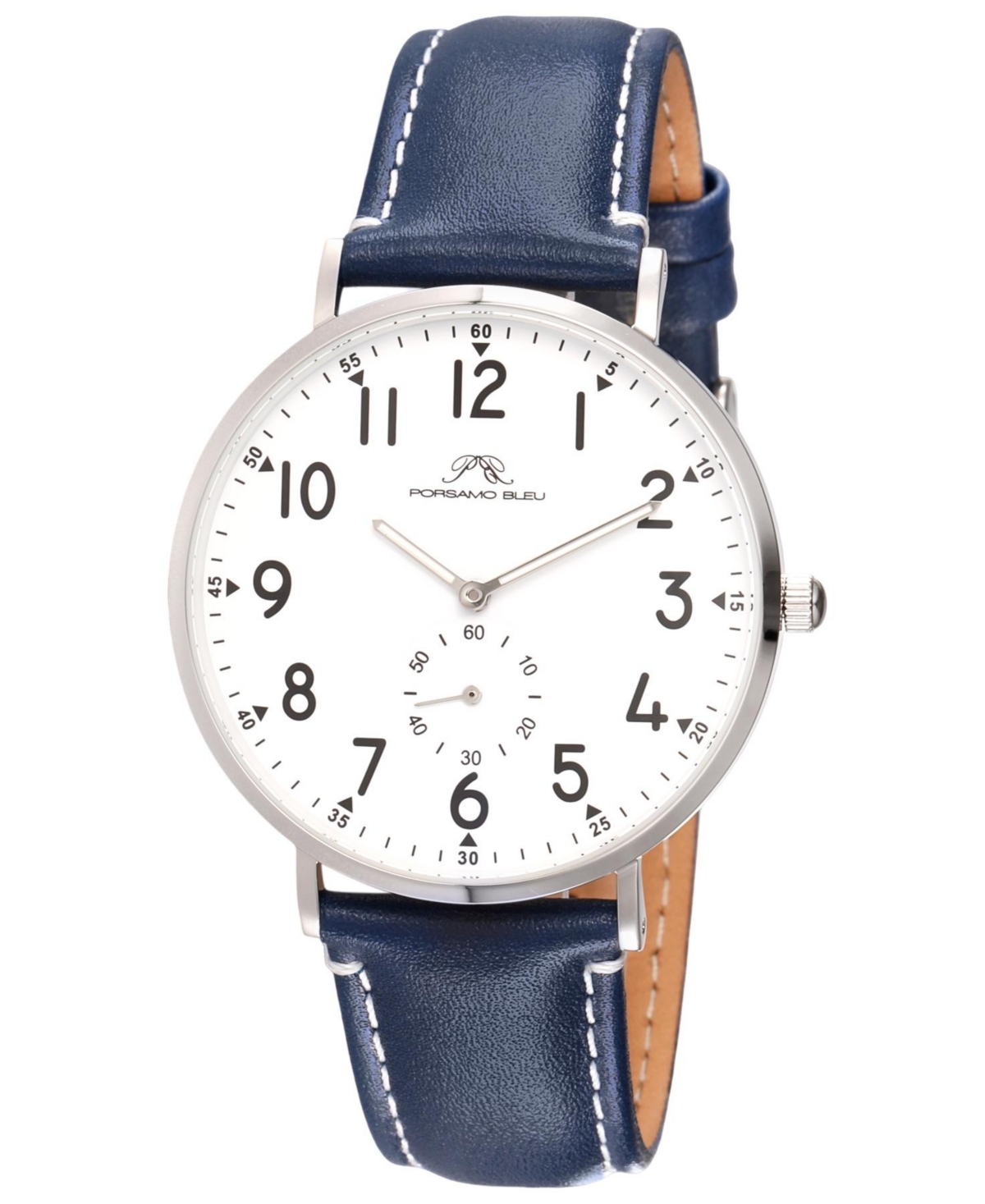 Click here for Porsamo Bleu Mens Rowan Genuine Leather Band Watch... prices