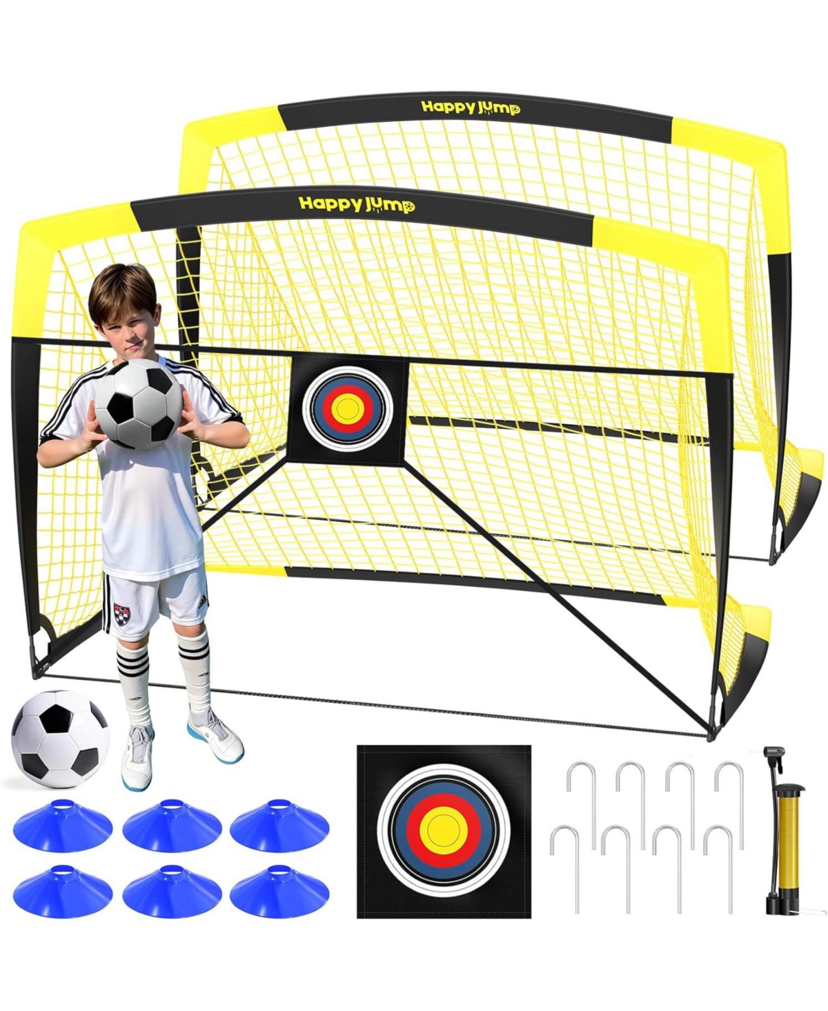 Click here for Bearwill 7x5 Ft Portable Soccer Goal with Target B... prices
