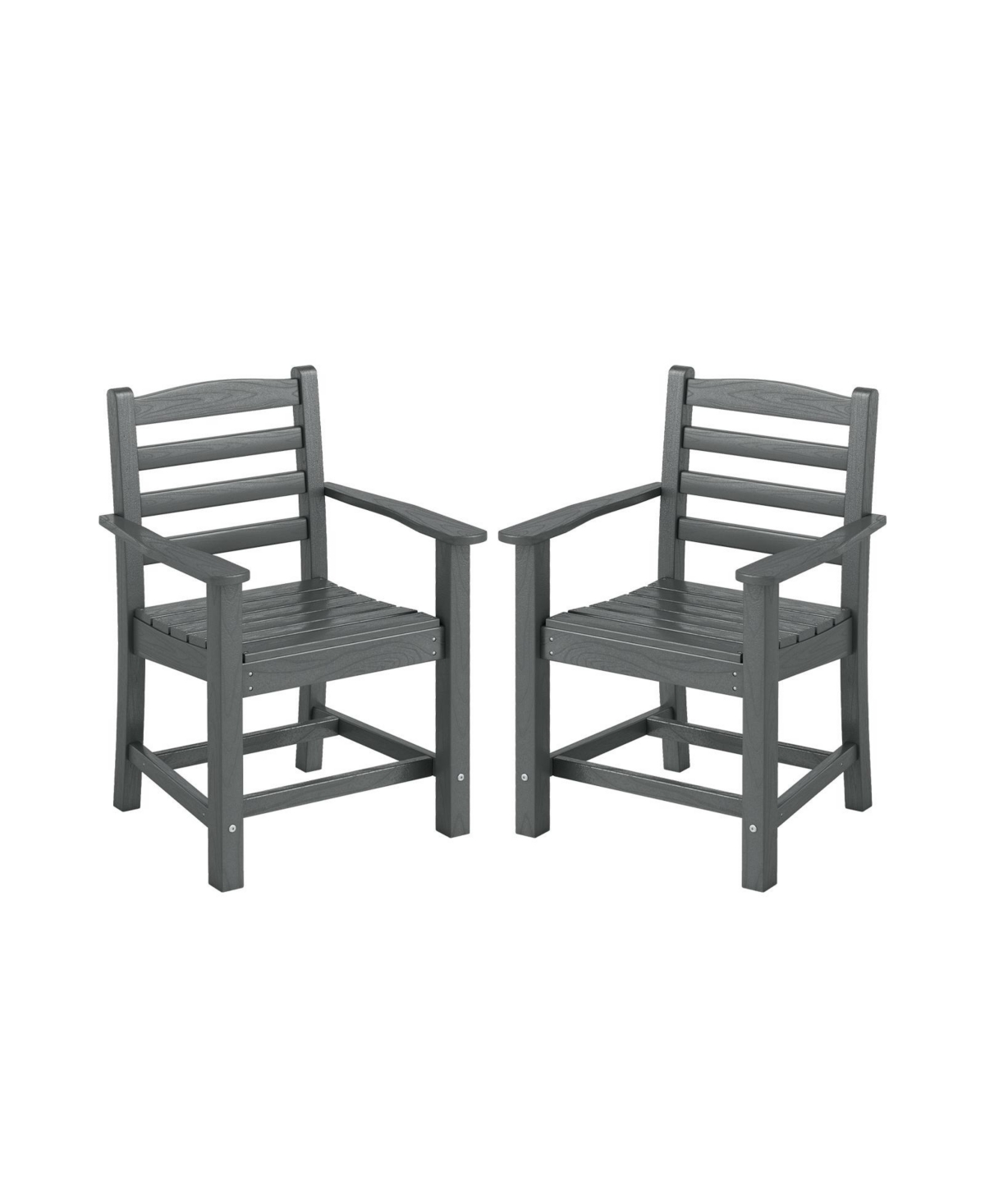 Click here for Slickblue Hdpe All Weather Patio Dining Chairs Set... prices