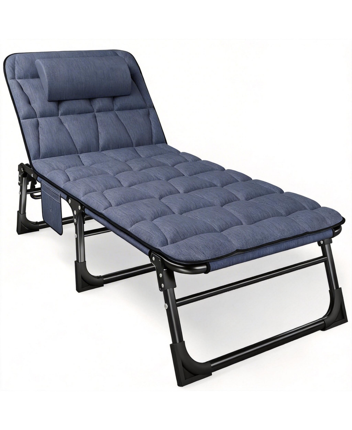 Click here for Gnuadz Folding Camping Bed Reclining Lounger With... prices