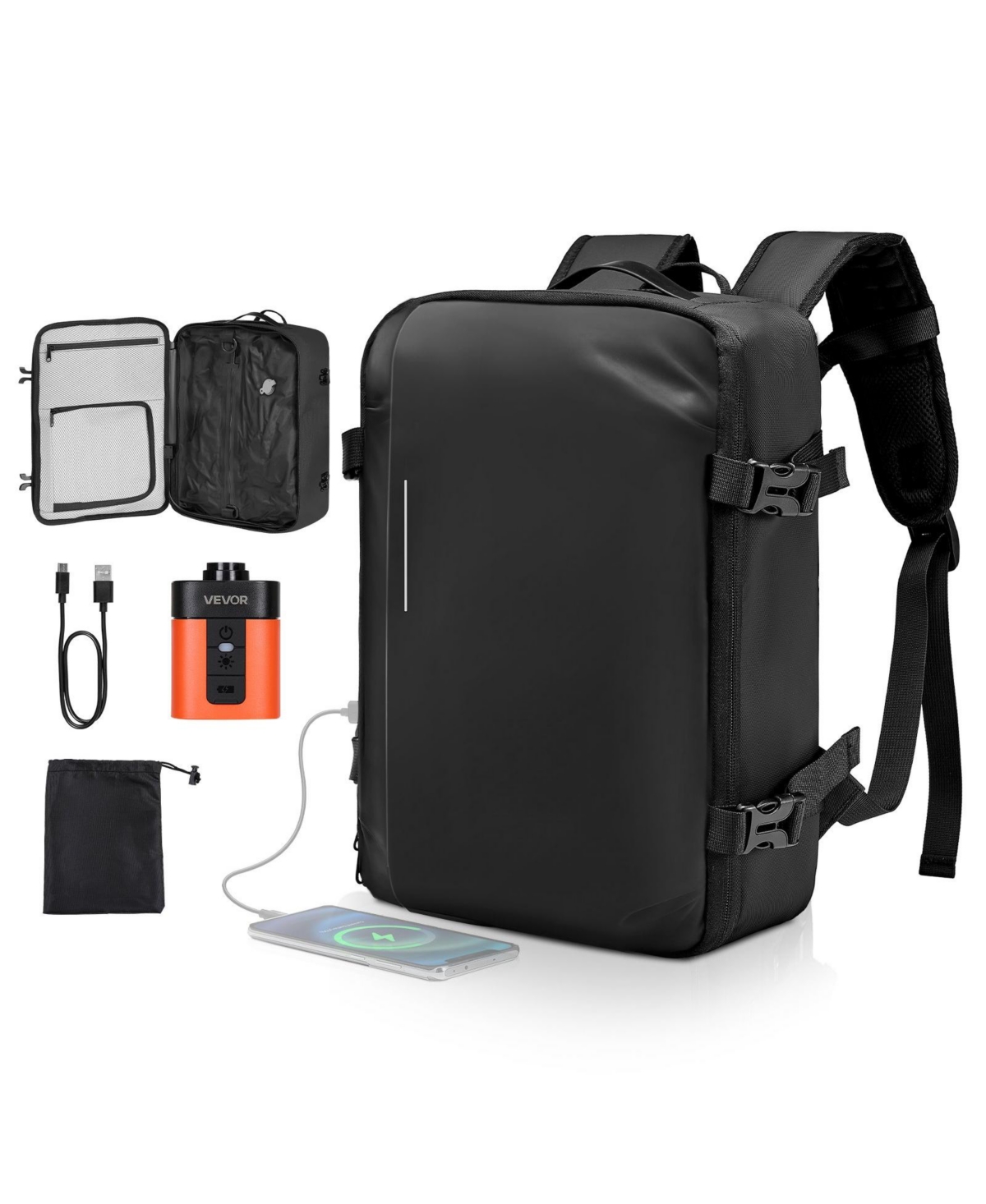 Click here for Mecale 35L Vacuum Seal Compression Travel Backpack... prices