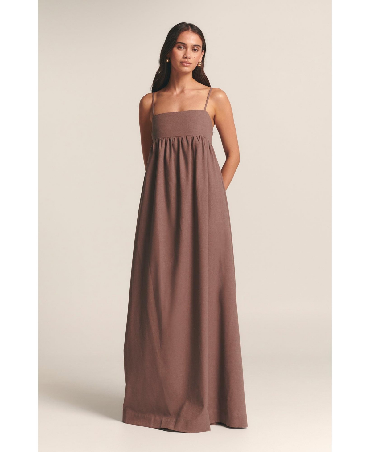 Click here for St Mrlo Womens Aster Maxi Dress - Cacao prices