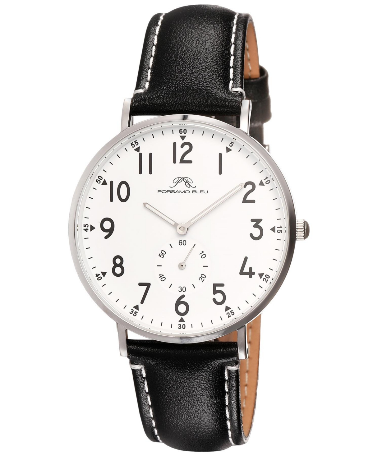 Click here for Porsamo Bleu Mens Rowan Genuine Leather Band Watch... prices