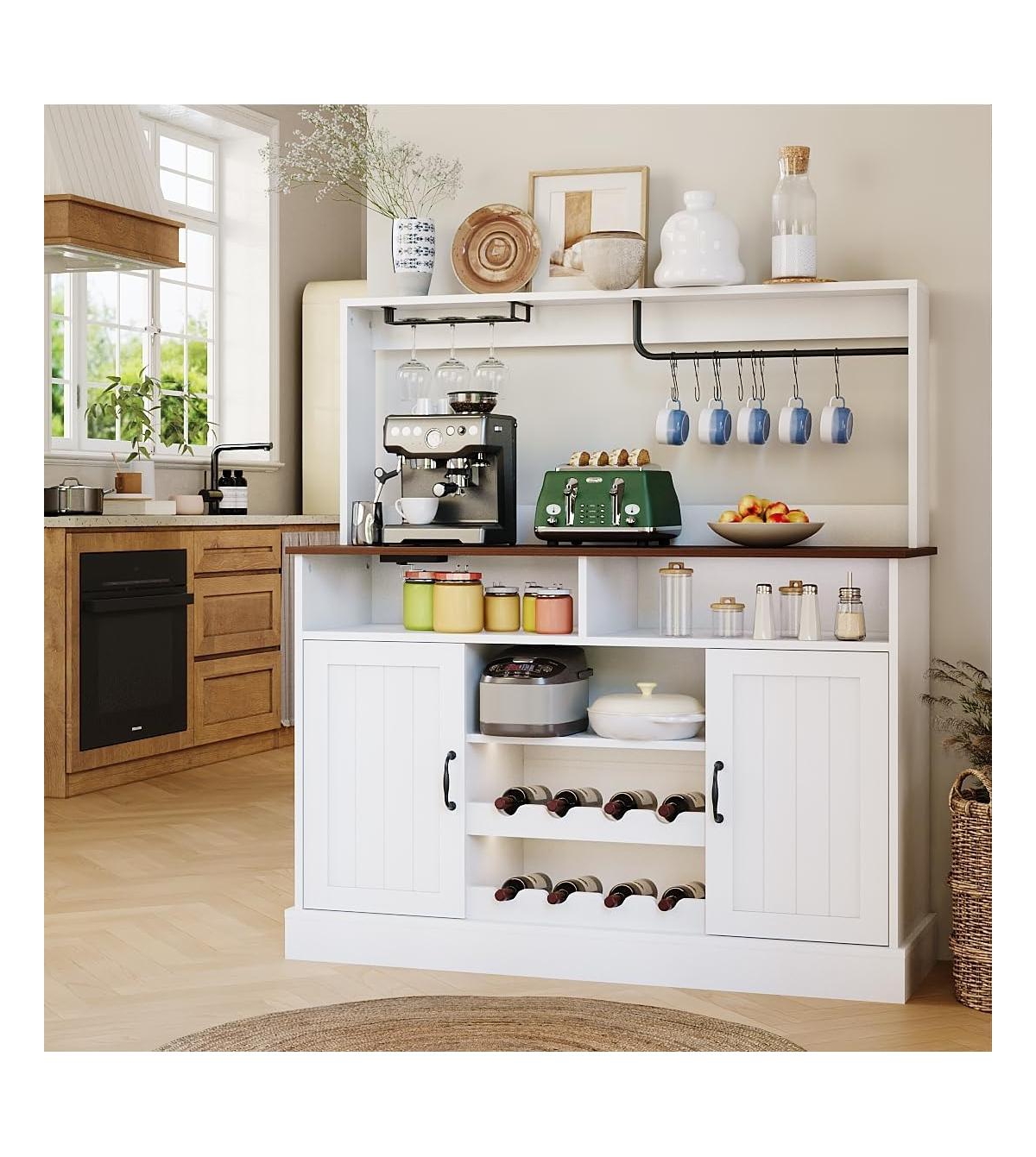 Click here for gaomon 47-Inch Buffet Sideboard Cabinet with Power... prices