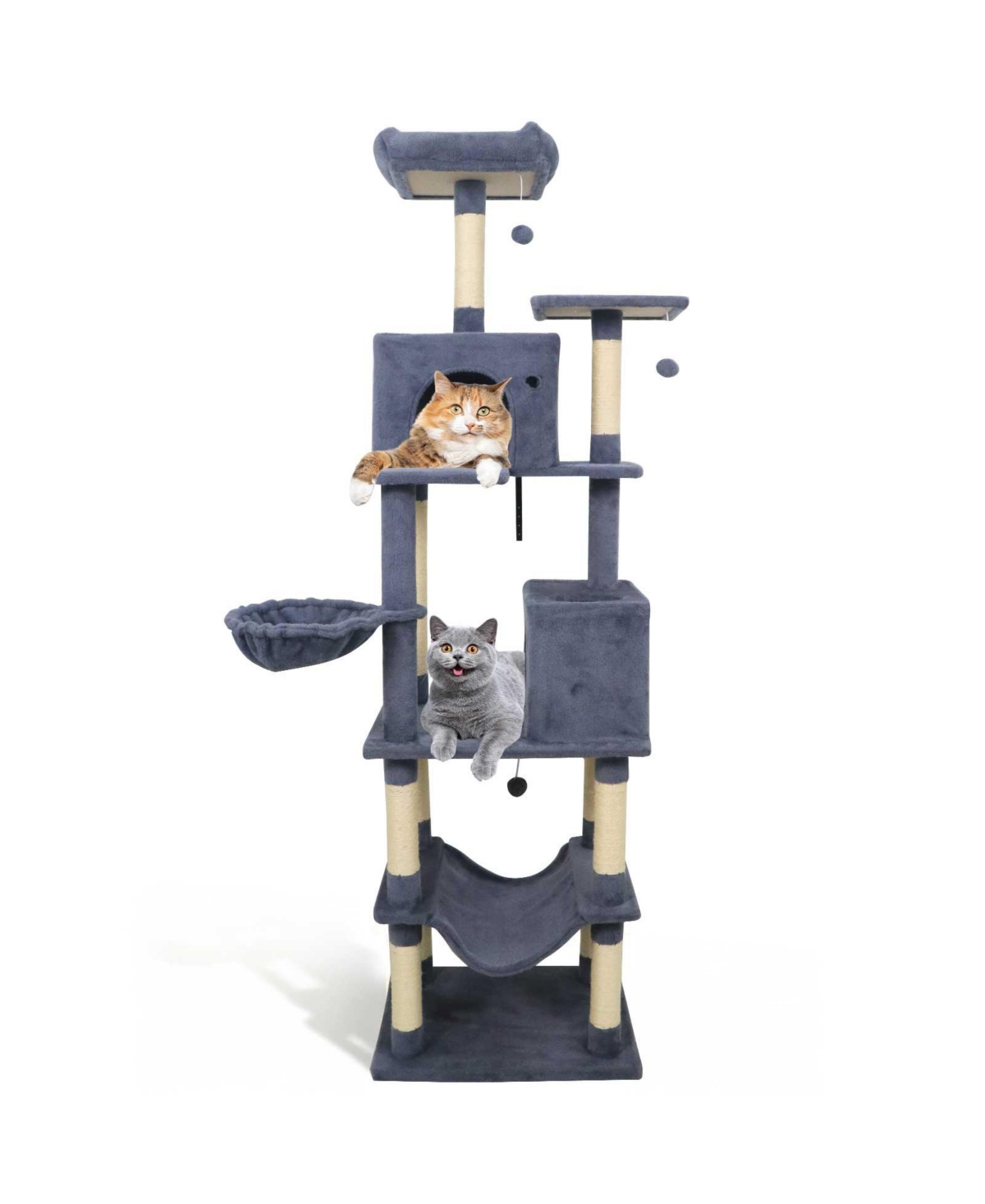 Click here for Cozito Cat Tree 80 in with 2 Large Condos and Dang... prices