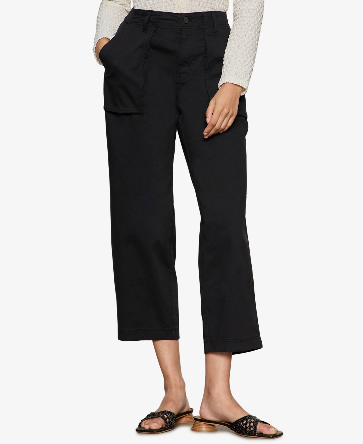 Click here for Sanctuary Womens Cropped Ranger Pants - Black prices