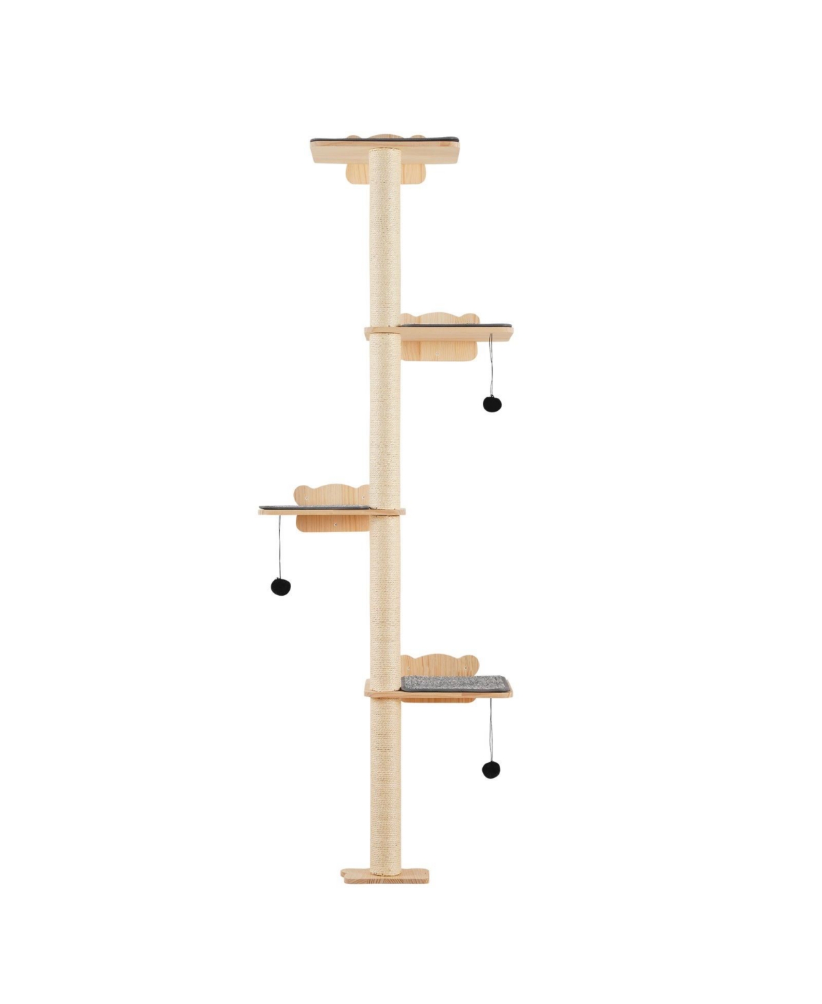 Click here for Gouun 4-Tier Wall Mounted Cat Shelves with Jumping... prices