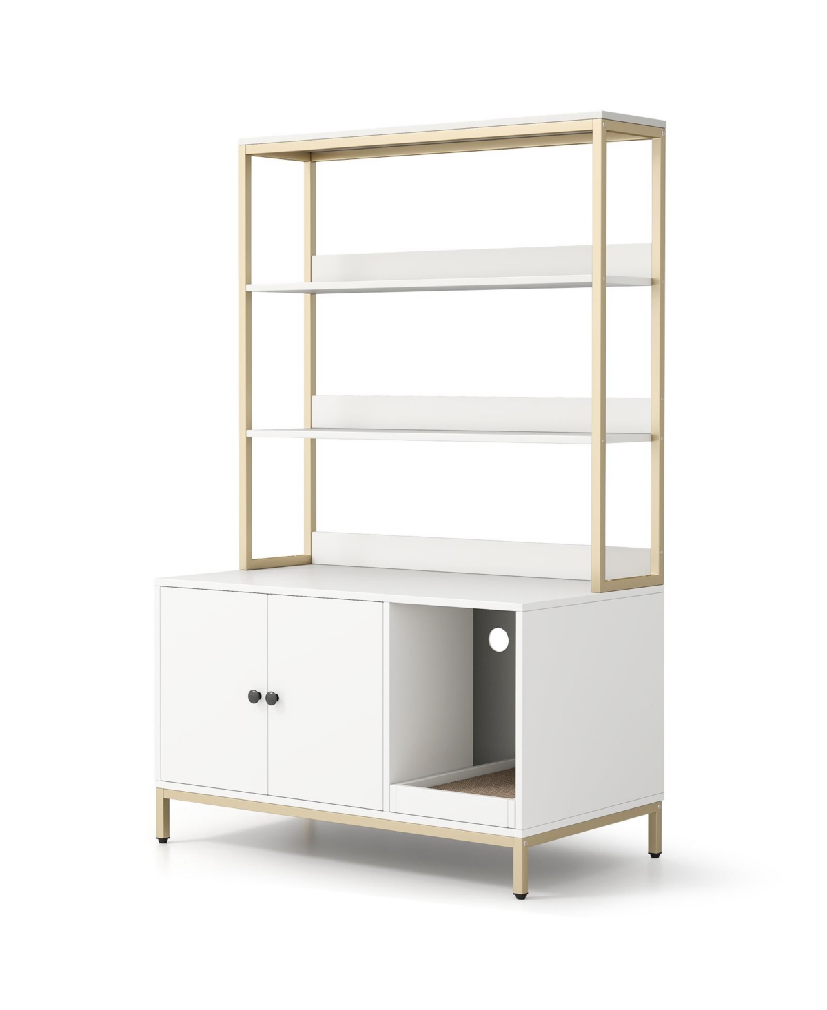 Click here for Cozito Cat Litter Box Enclosure 57 in Tall Storage... prices