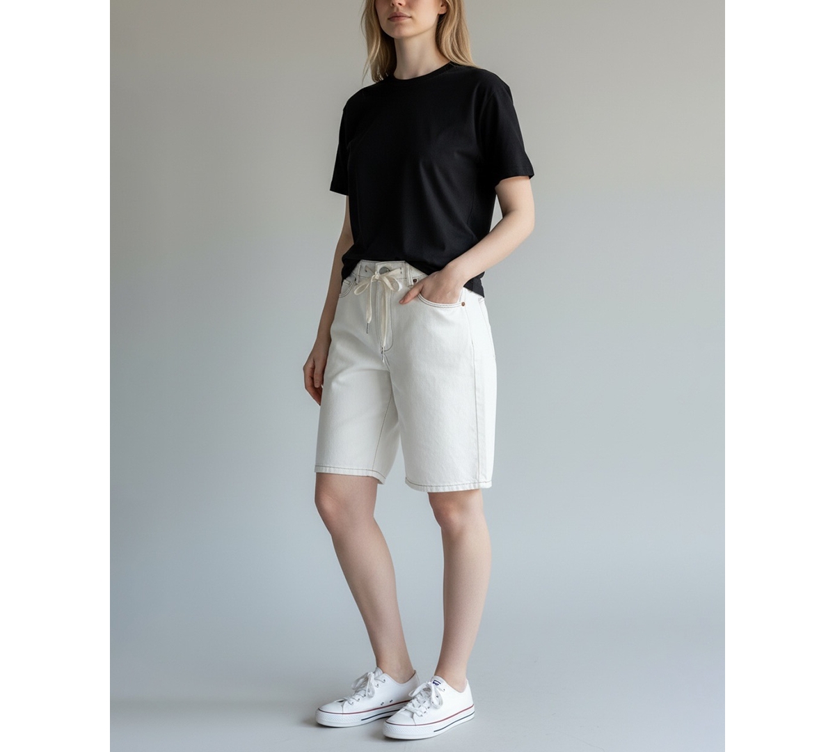 Click here for Blank Nyc Womens Denim Bermuda Shorts - See You Ag... prices