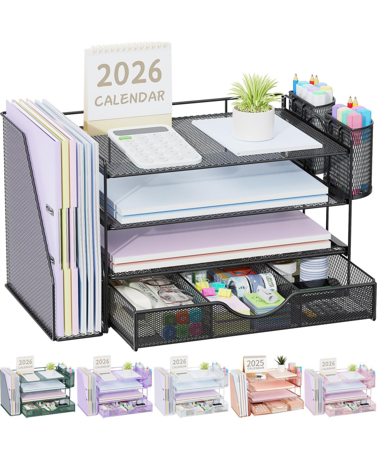 Click here for Gnuadz Desk Organizer File Holder 4-Tier Drawer Pe... prices