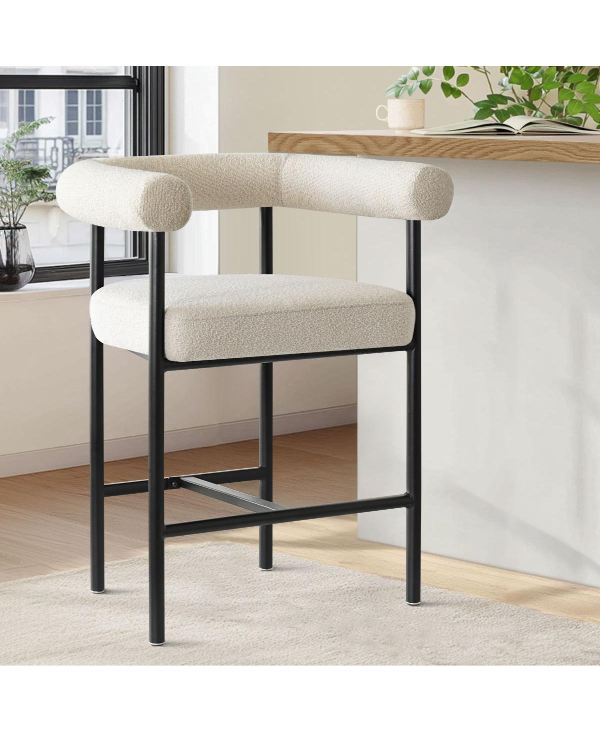 Click here for Maison Boucle Boucle Counter Height Stool with Arm... prices