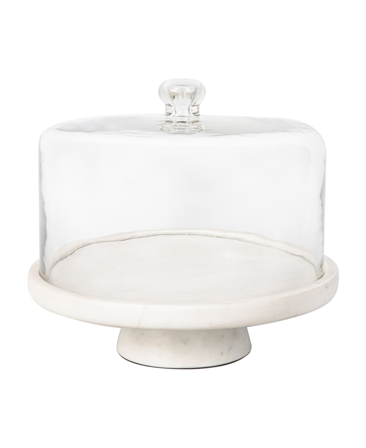 Click here for Godinger Marble Footed 11.9 Cake Stand - White prices