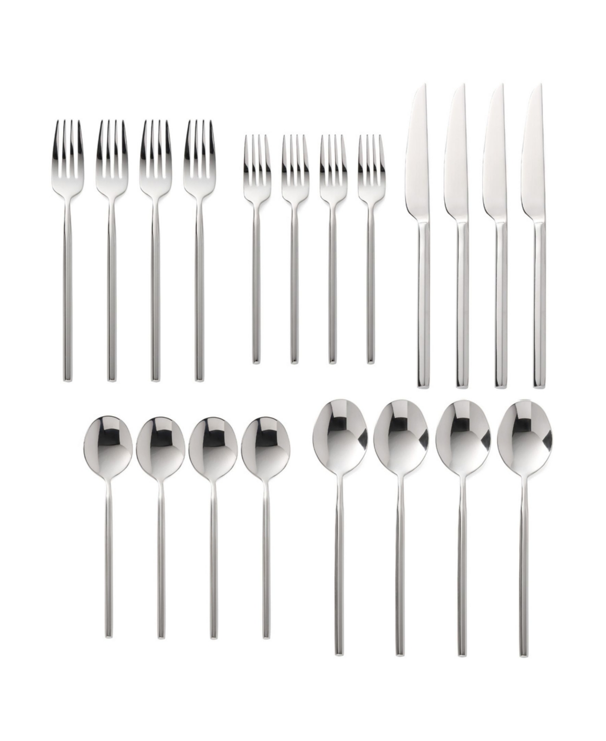 Click here for Godinger Esagono Mirrored Stainless Steel 20-Pc. F... prices