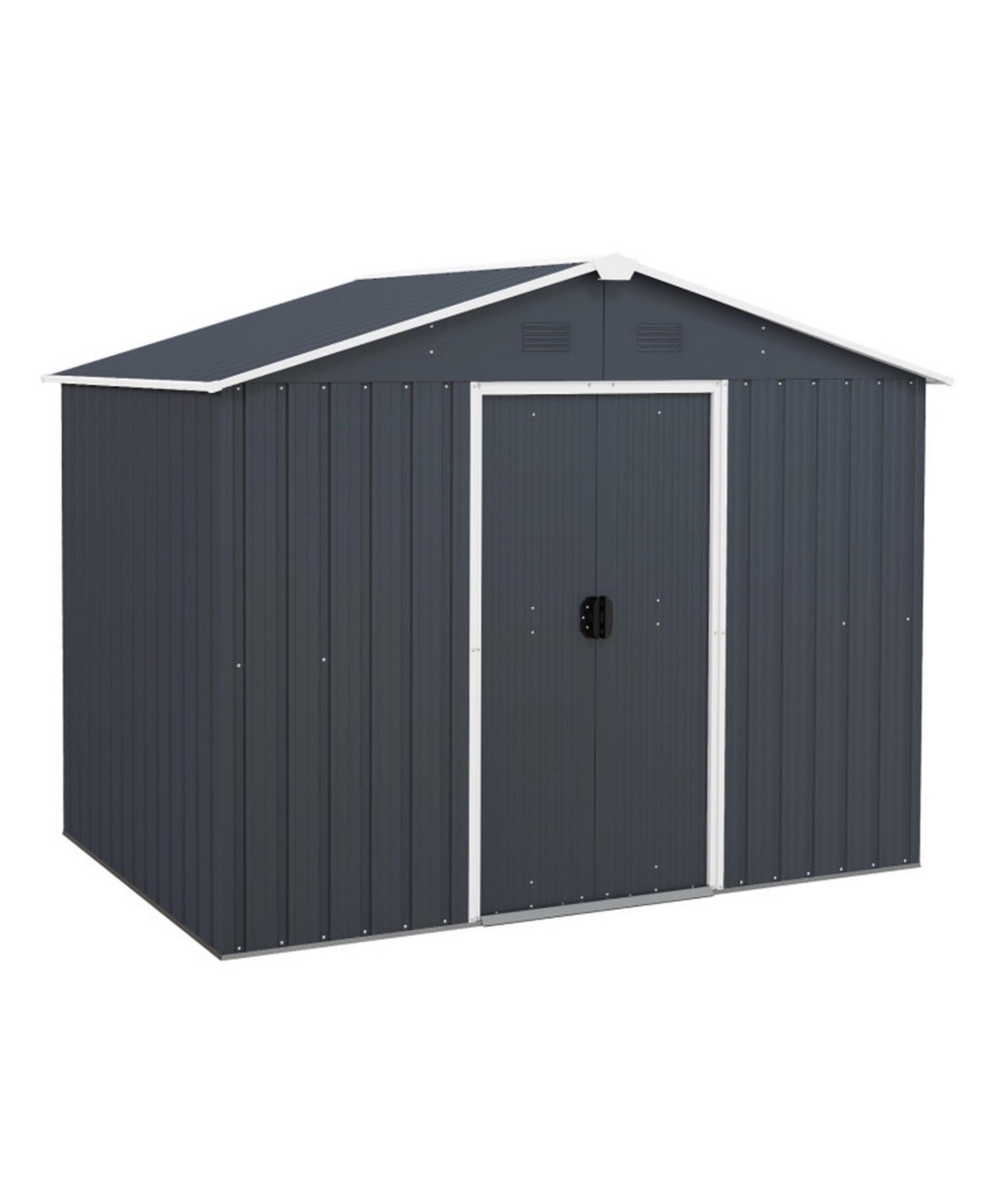 Click here for Gouun 6 x 8 x 6 ft Galvanized Steel Outdoor Storag... prices