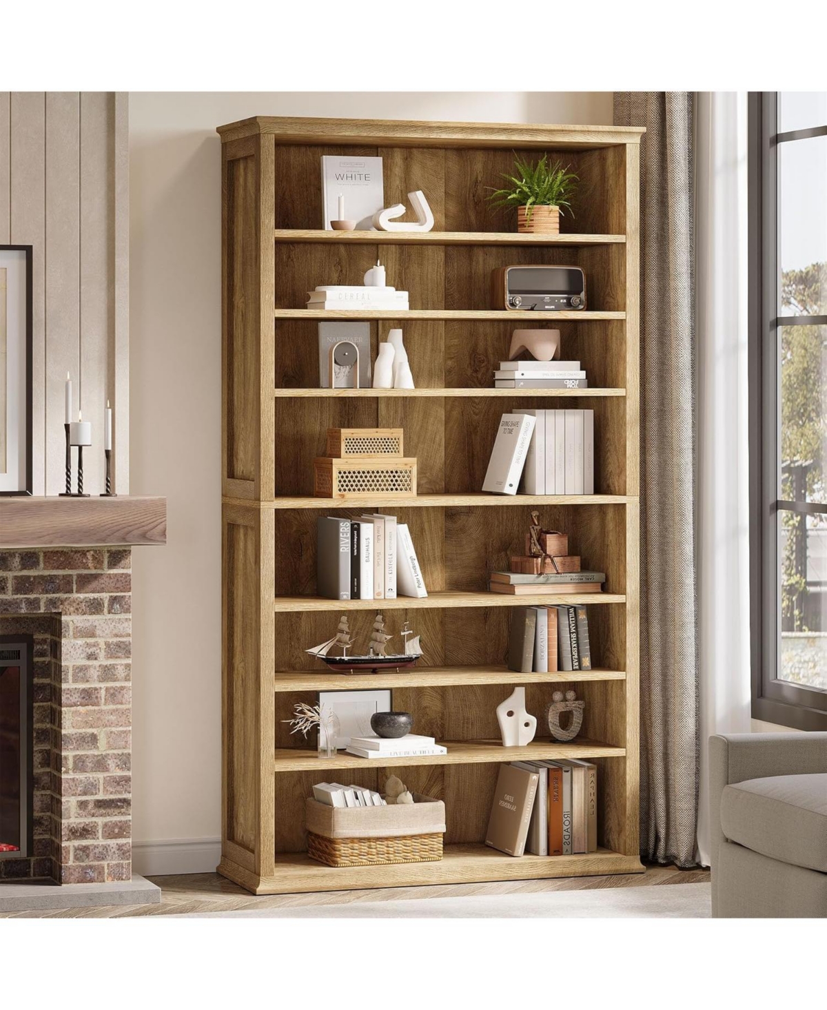 Click here for Tribesigns 71 Tall Bookshelves and Bookcases with... prices