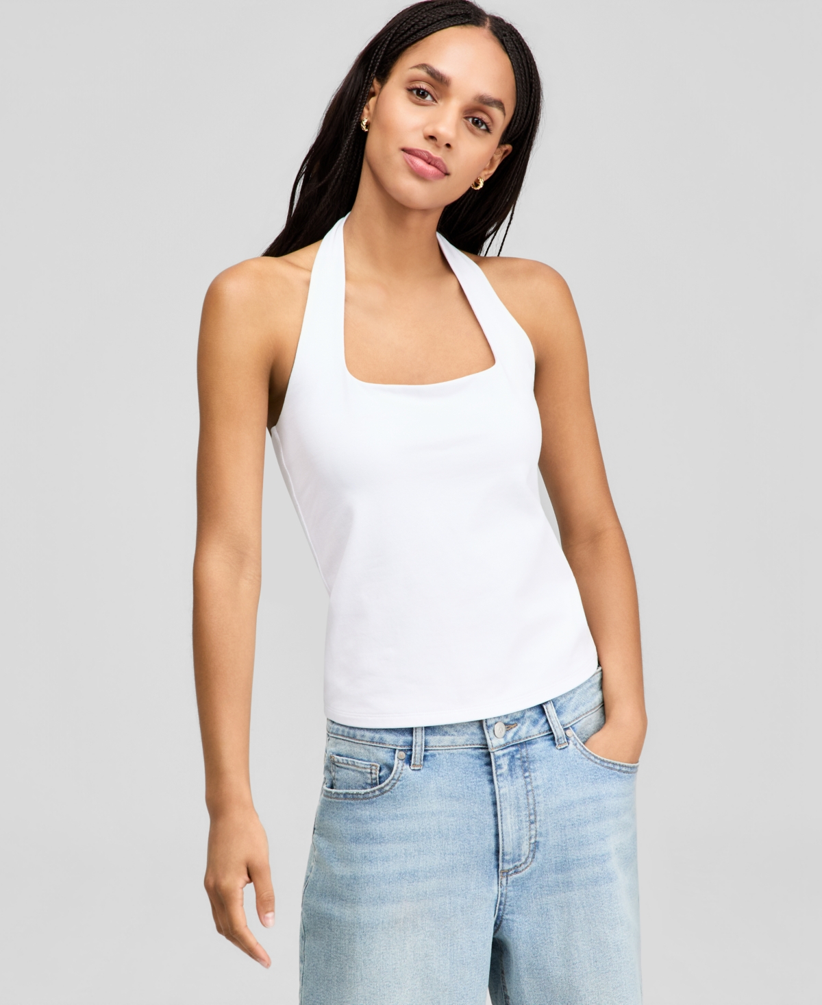 Click here for And Now This Womens Second Skin Halter Top  Macys... prices