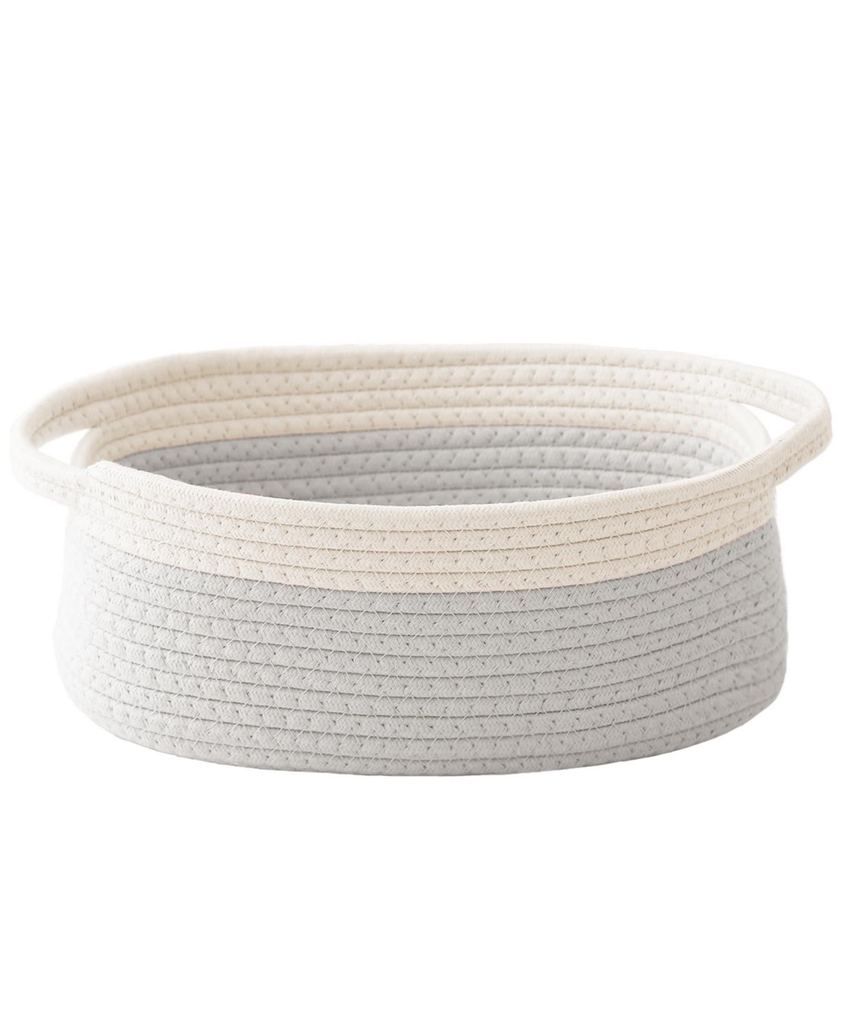 Click here for Gnuadz Woven Rope Storage Basket with Handles - Wh... prices