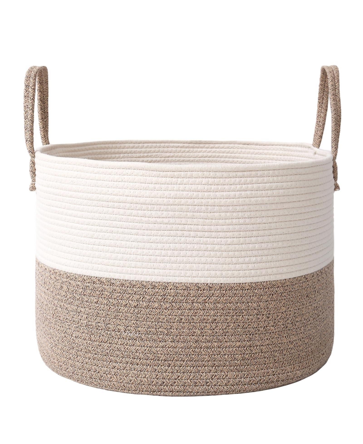 Click here for Gnuadz Cotton Rope Blanket Basket Laundry Hamper S... prices