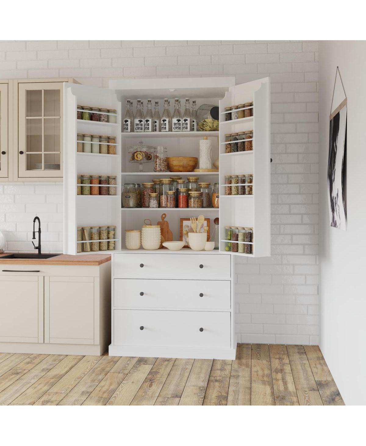 Click here for Streamdale Furniture Farmhouse Pantry Cabinet with... prices