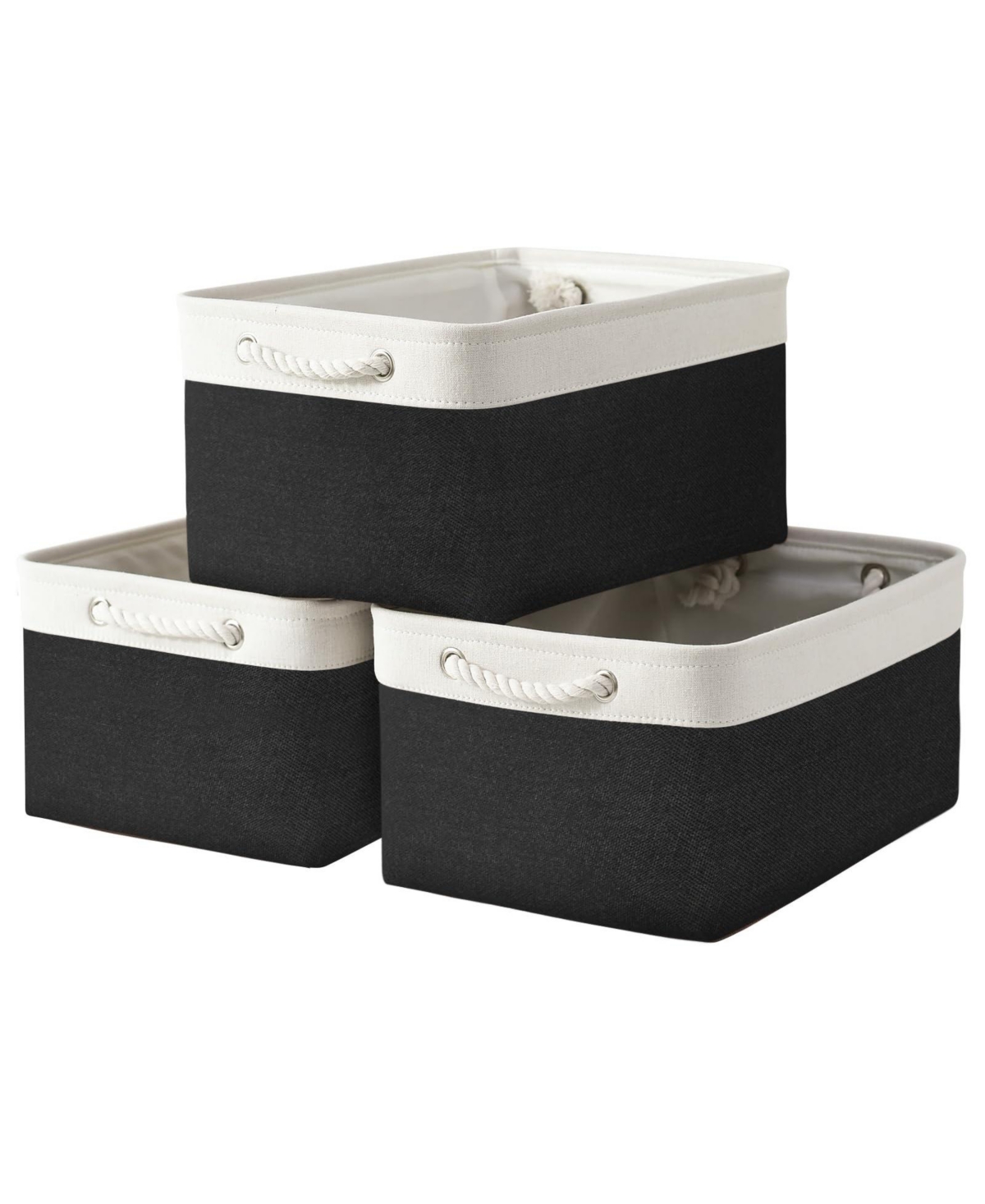 Click here for Gnuadz 3pack Storage Bins Canvas Basket Organizer... prices