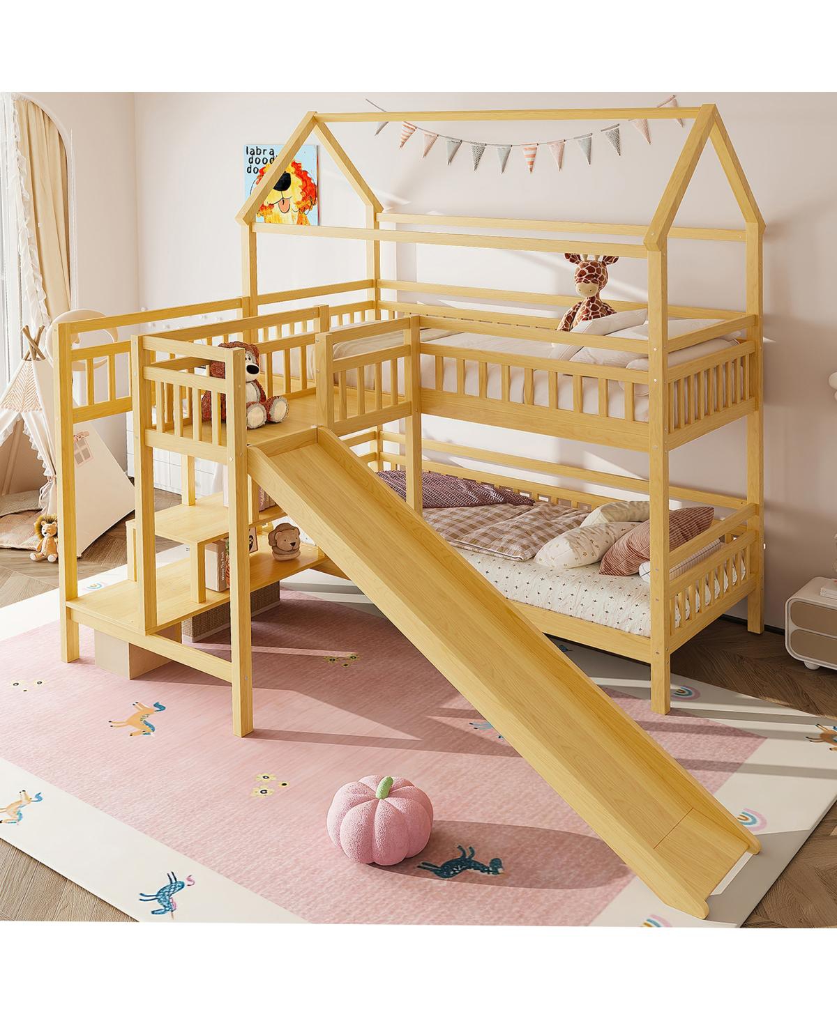 Click here for Streamdale Furniture Bunk Bed with Slide and Stora... prices