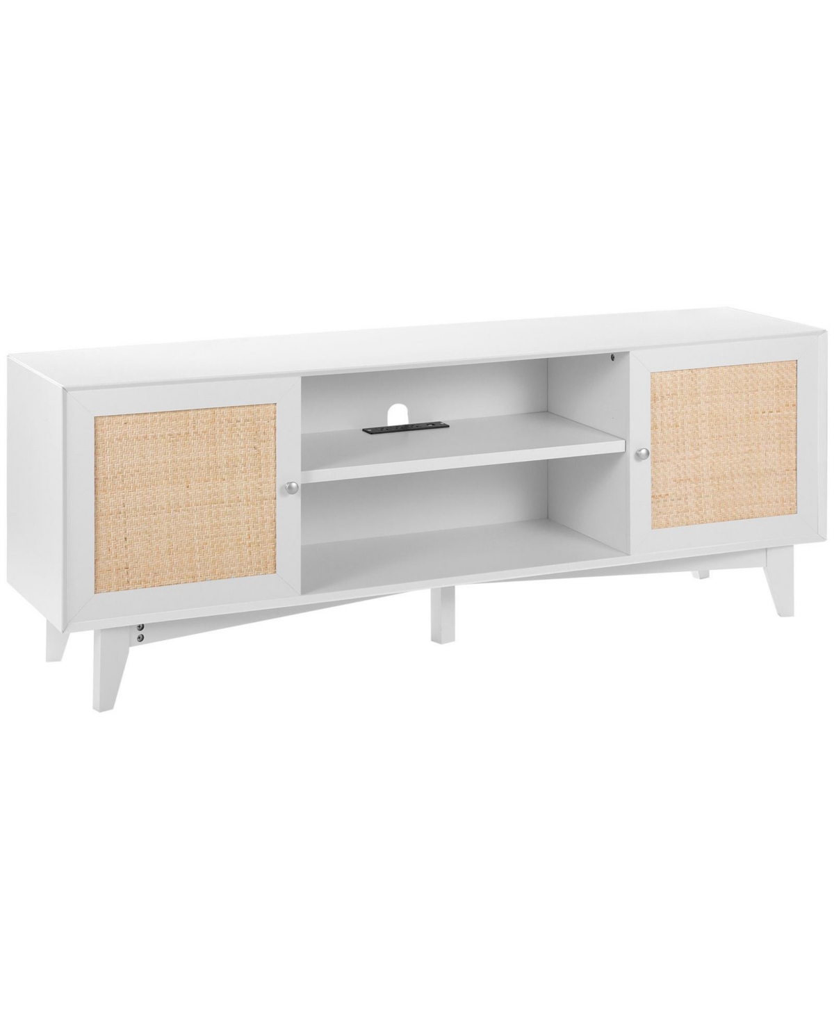 Click here for Gouun Boho Rattan Door 66-Inch Tv Stand with Built... prices