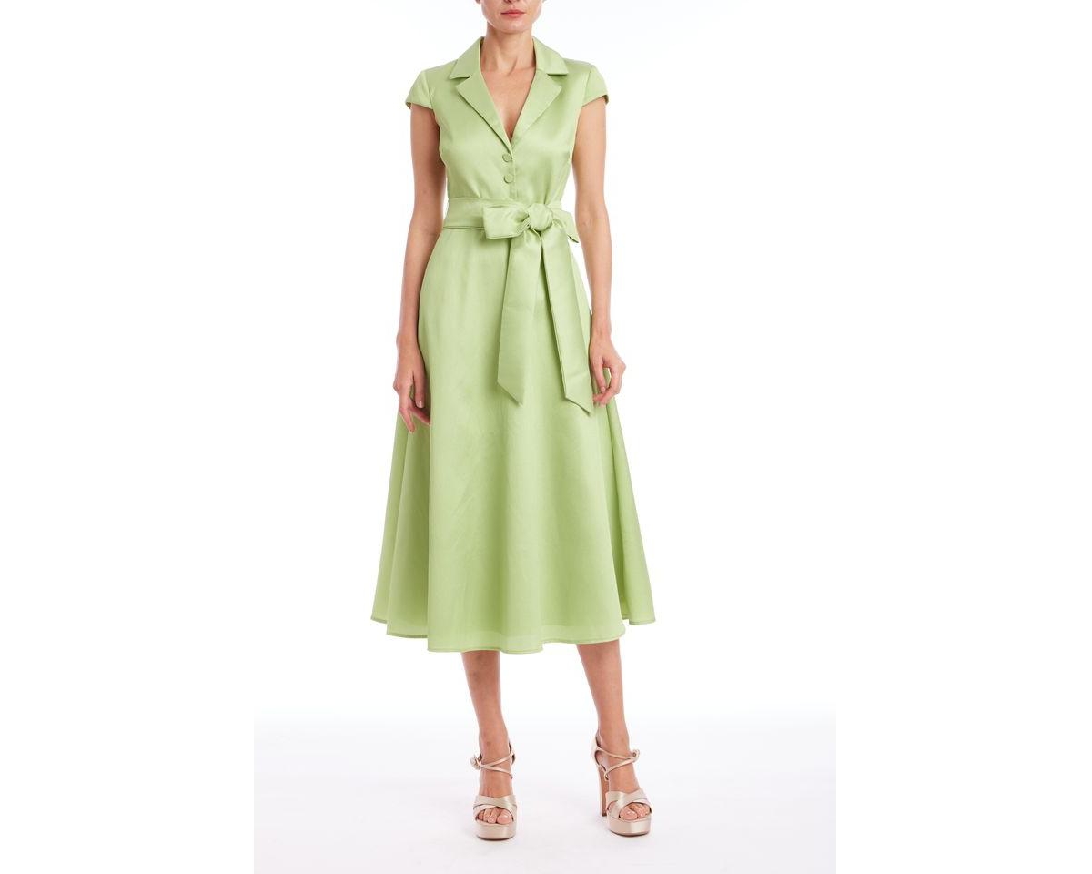 Click here for Badgley Mischka Womens Cap Sleeve Shirt Dress - Li... prices