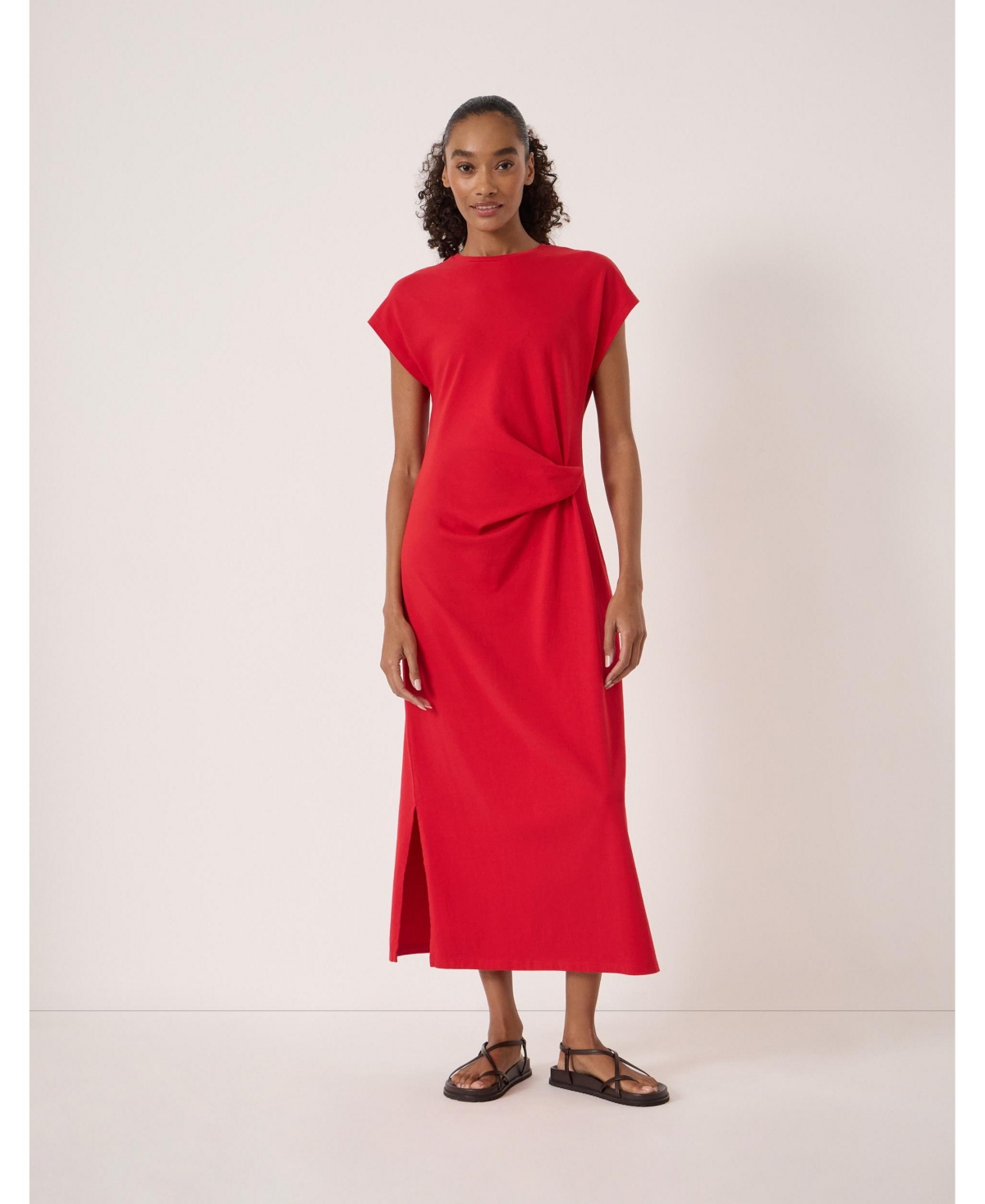 Click here for Hush Womens Athena Twist Detail Jersey Dress - Tru... prices