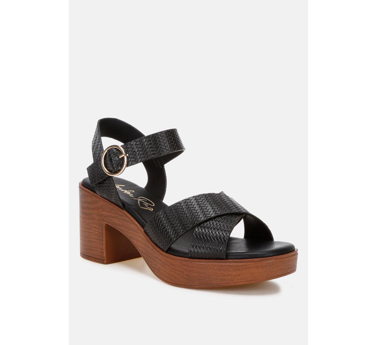 Click here for London Rag Womens Elenia Platform Block Heel Sanda... prices