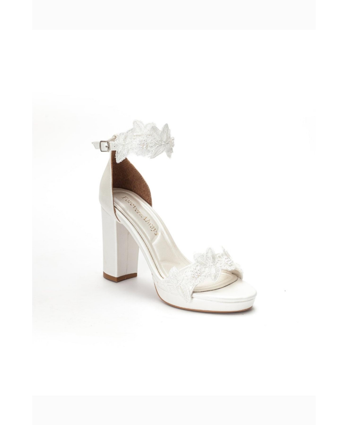 Click here for Forever & Always Shoes Womens Isadora Lace Bridal... prices