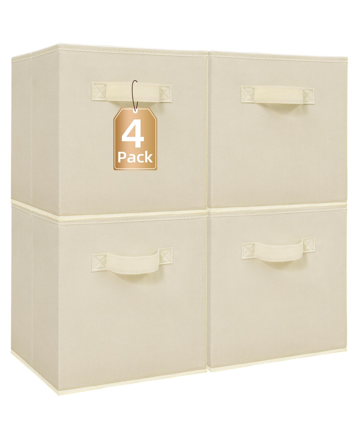 Click here for Gnuadz 4 Pack Cubes Collapsible Bins Fabric Foldab... prices