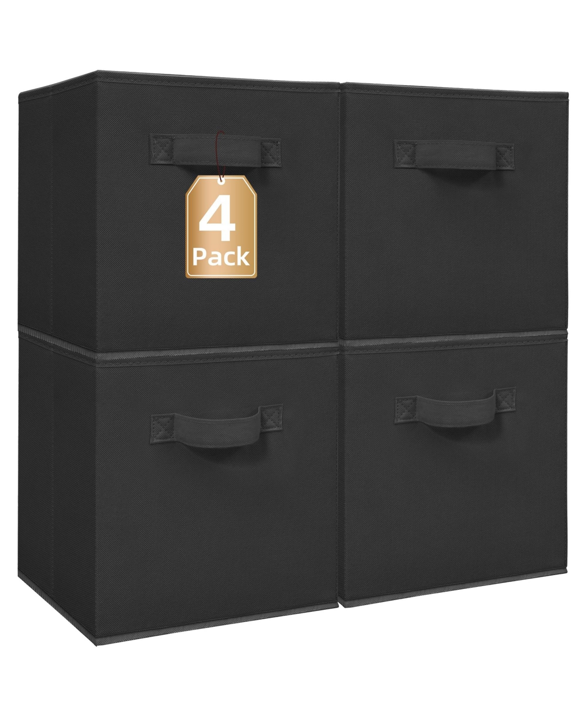 Click here for Gnuadz 4 Pack Cubes Collapsible Bins Fabric Foldab... prices