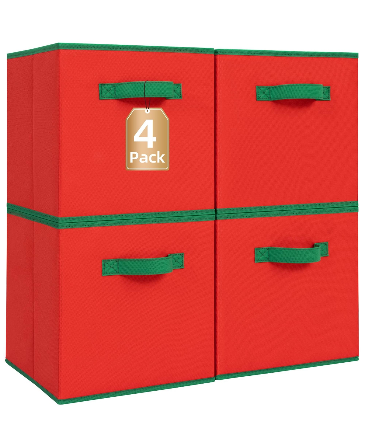 Click here for Gnuadz 4 Pack Cubes Collapsible Bins Fabric Foldab... prices