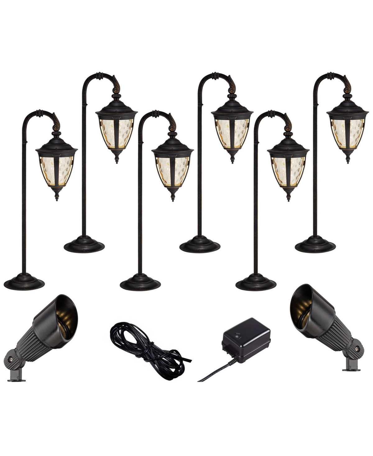 Click here for John Timberland Bellagio Bronze 10-Piece Led Path... prices