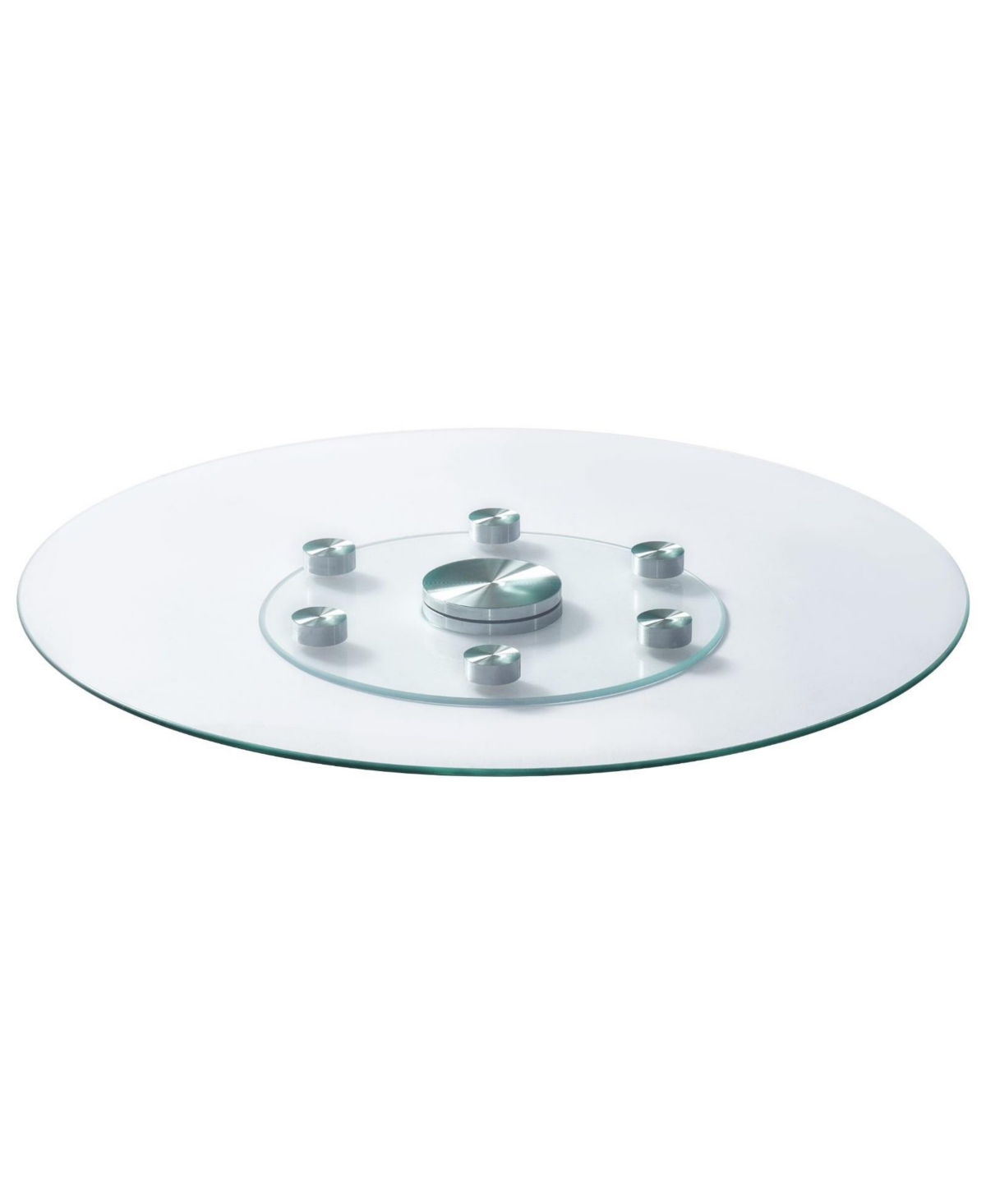 Click here for Sugift 30 in Tempered Glass Lazy Susan with 360-de... prices