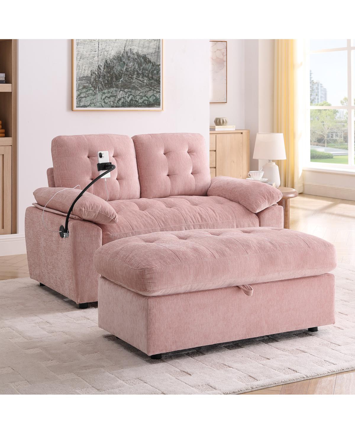 Click here for Streamdale Furniture Reclining Sofa with Ottoman a... prices