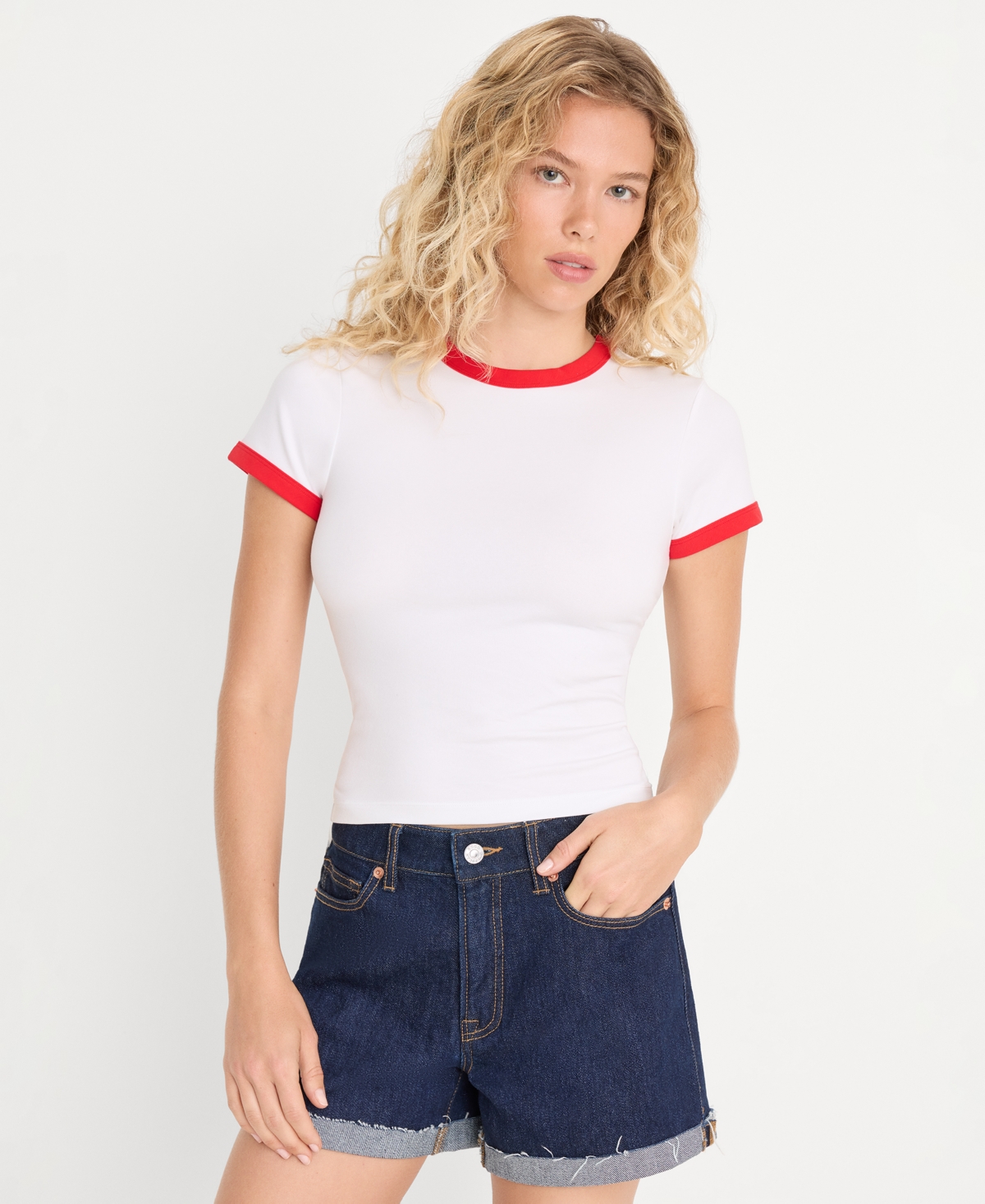 Click here for Good American Womens Cotton-Blend Super Stretch Ba... prices