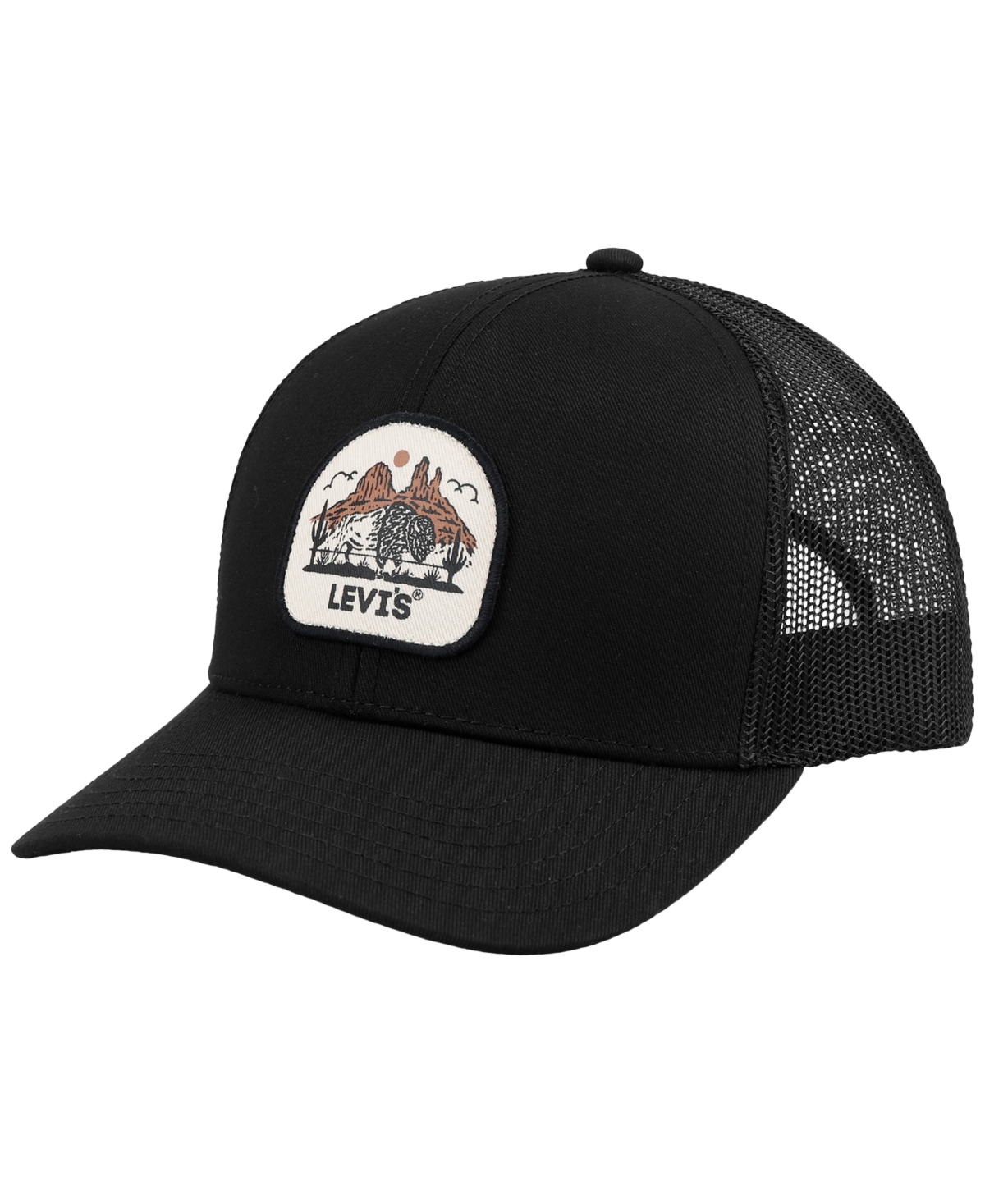 Click here for Levis Mens Pared-Down Trucker Cap - Black prices