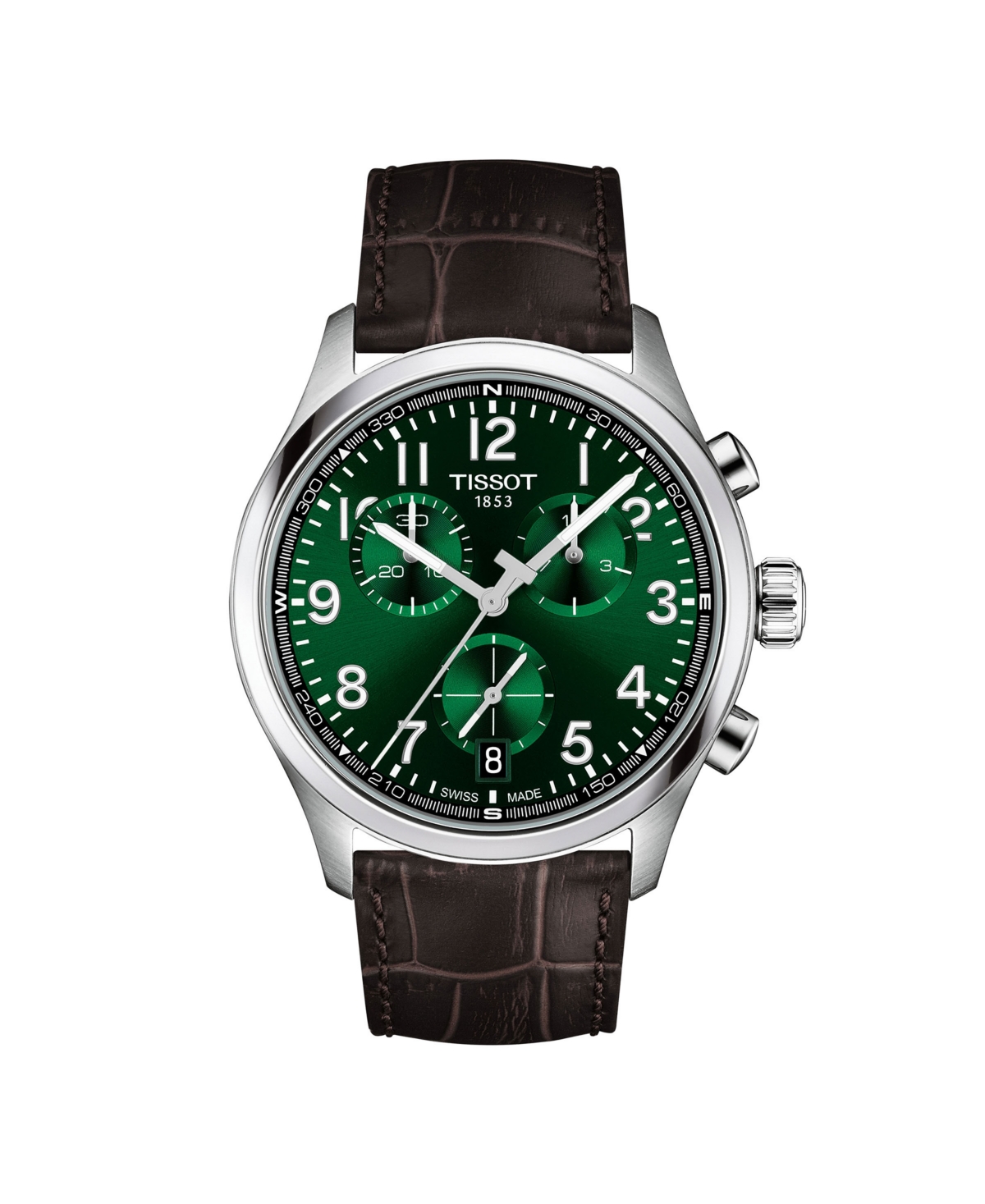 Click here for Tissot Mens Round Silver Stainless Steel Watch 42m... prices