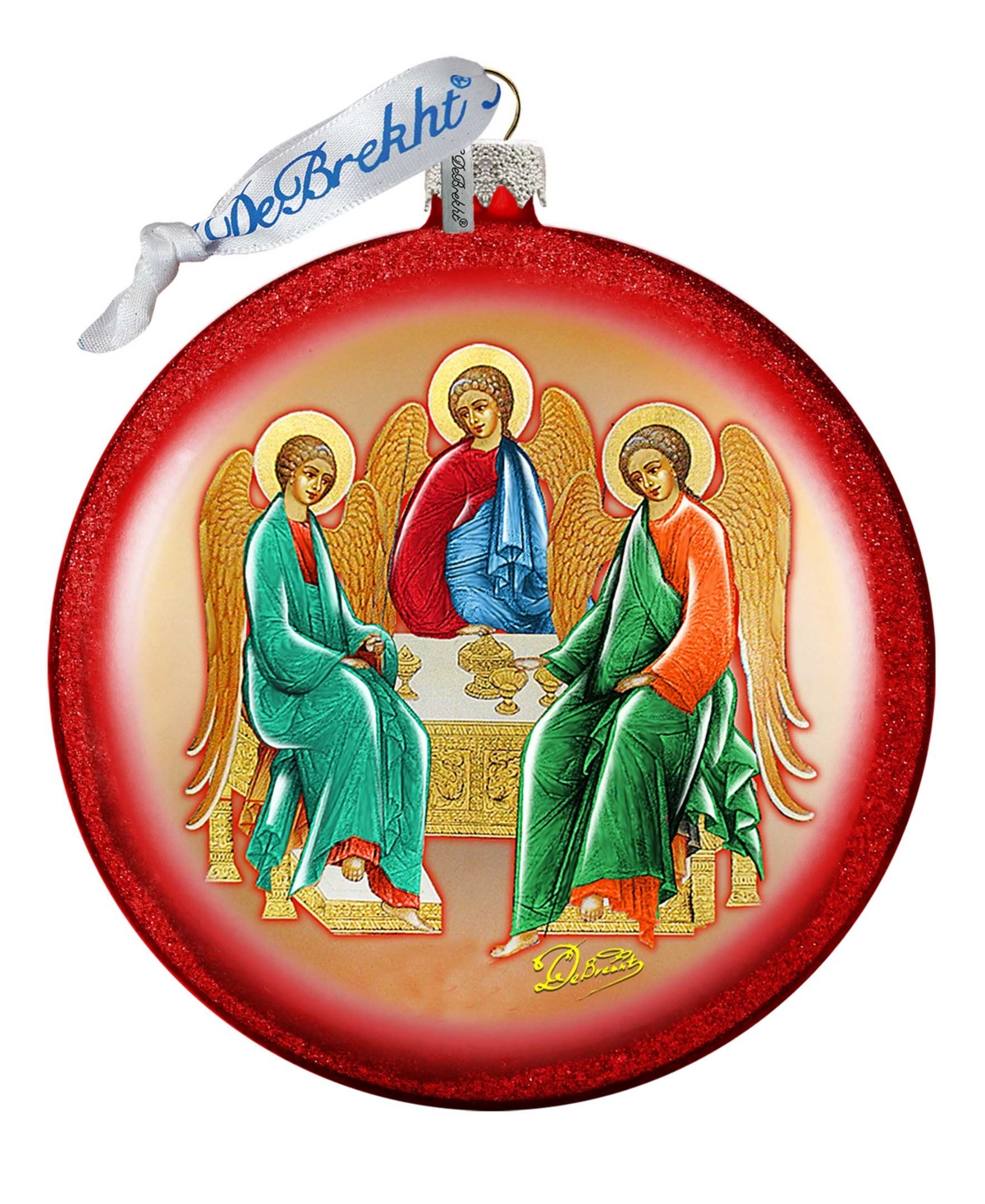 Click here for G.DeBrekht Trinity Glass Ornament Medallion - Mult... prices