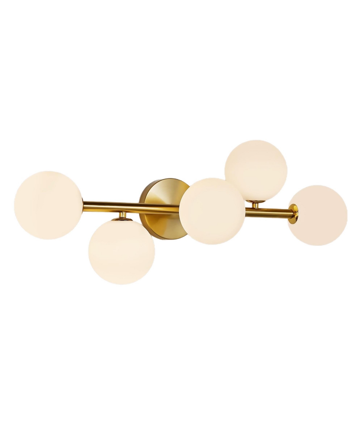 Click here for Busdays 5 Light Mid Century Modern gold Led fixtur... prices