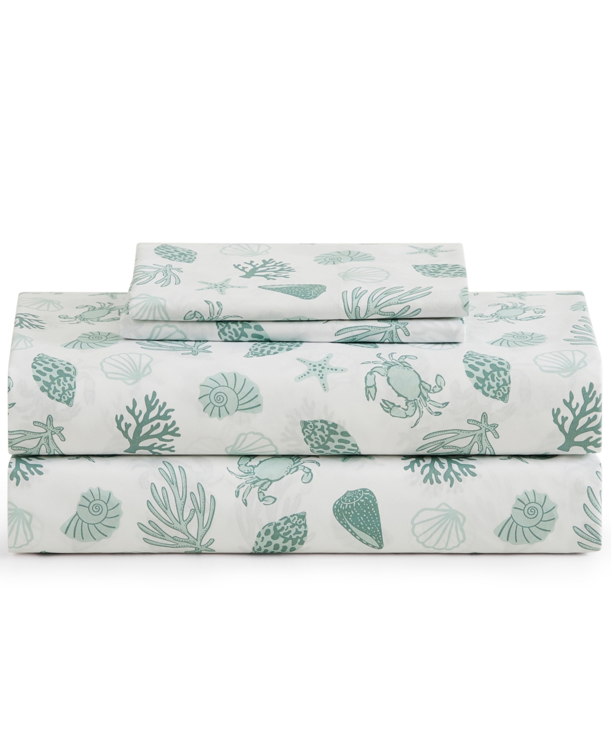 Click here for Caribbean Joe Coastal Pattern 4-Pc. Sheet Set  Que... prices