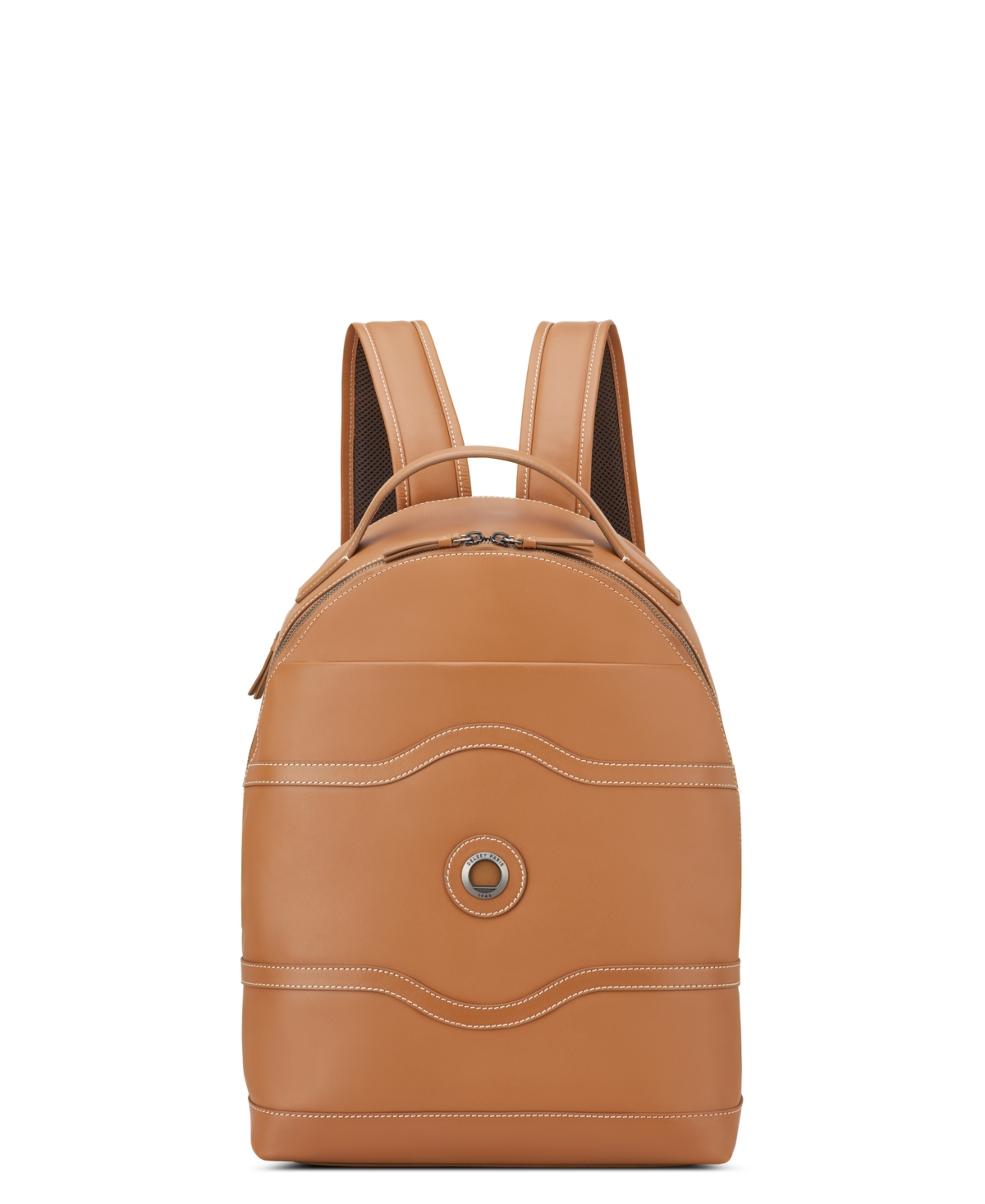 Click here for Delsey Paris Chatelet 12.25 Leather Backpack - Cog... prices