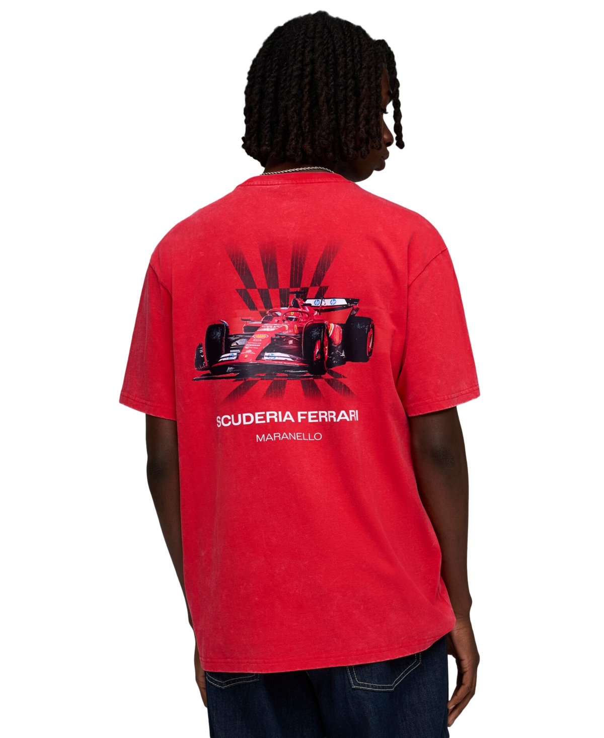 Click here for Puma Mens Ferrari Car Graphic T-Shirt - Rosso Cors... prices